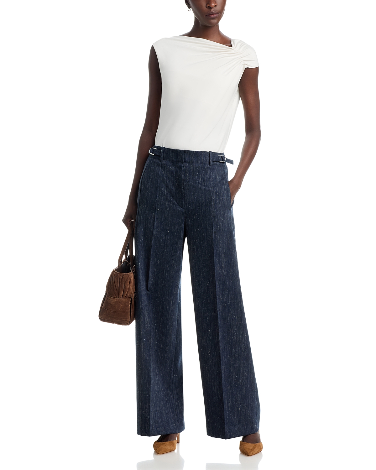 HUGO BOSS Hugo Boss Ejoia Asymmetrical Neck Top